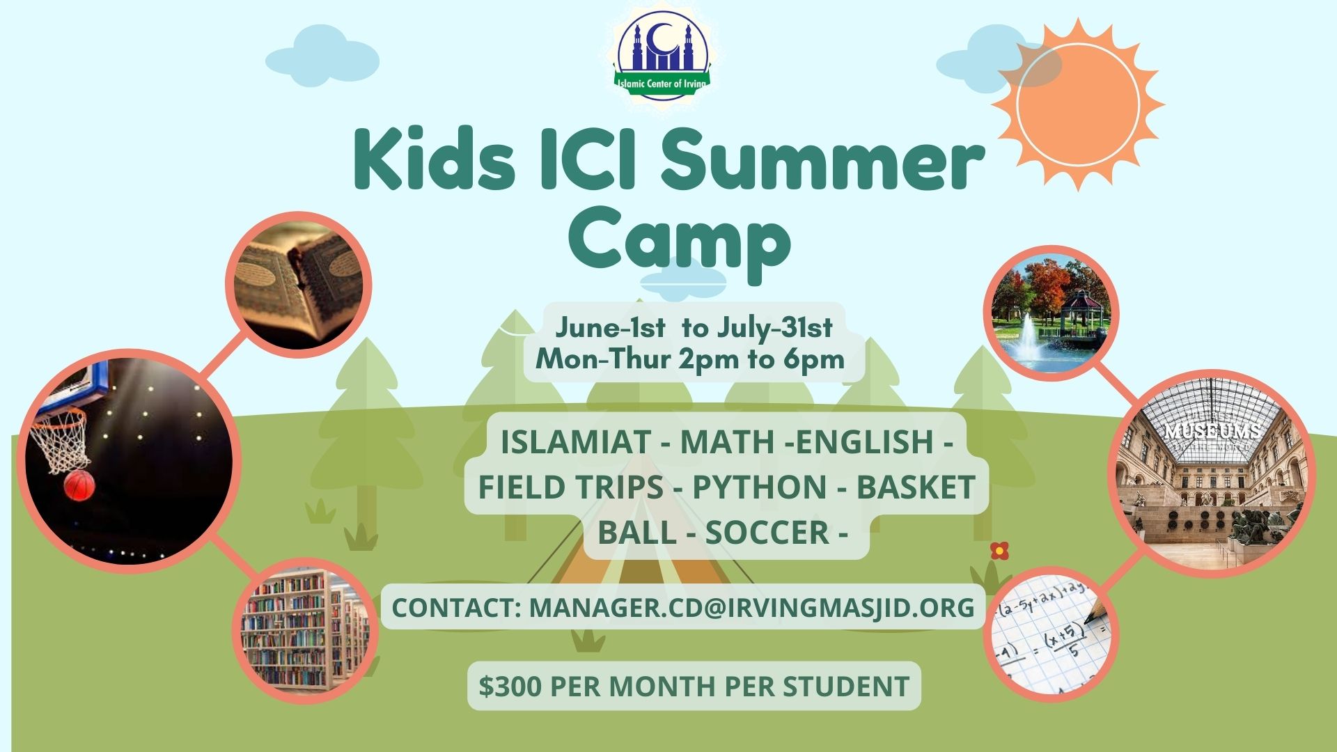 Kids ICI summer Camp 2022 - Islamic Center of Irving