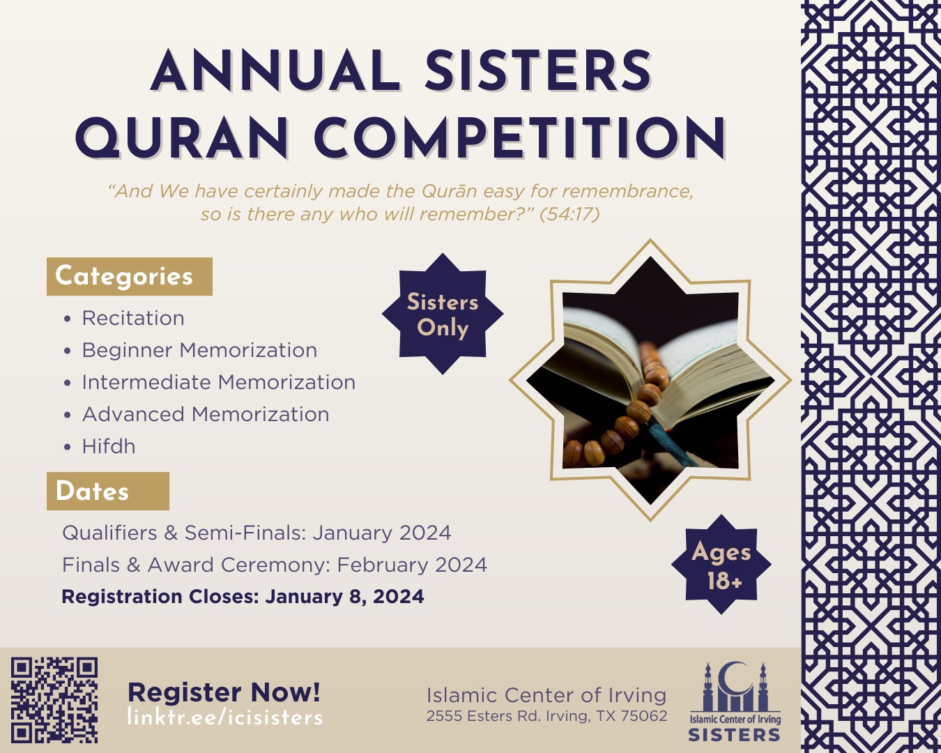 Sisters – Islamic Center of Irving