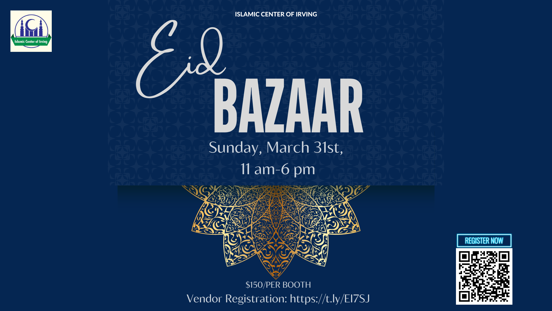 Islamic Center of Irving – 2555 Esters Road, Irving, TX